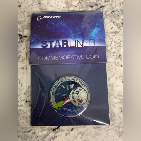 Other | Boeing Starliner Orbital Flight Test Commemorative Coin Sealed ...